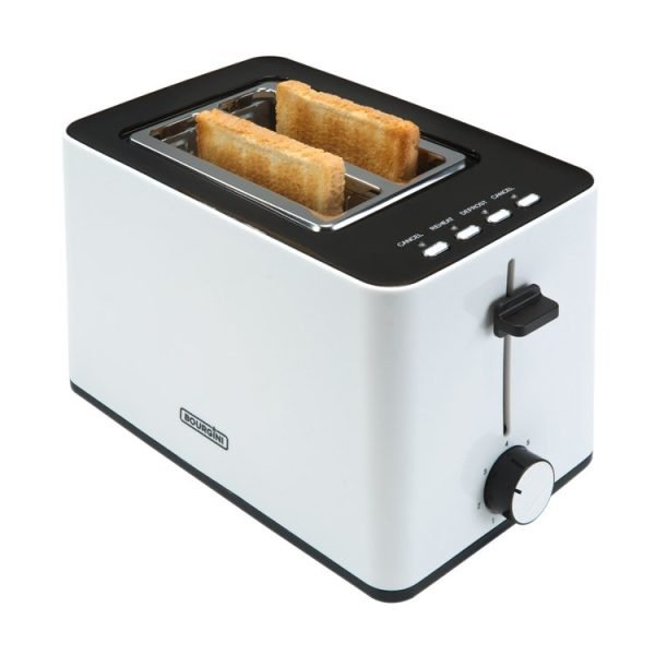 Tosti Toaster Wit - Broodrooster & Tostimaker - Bourgini